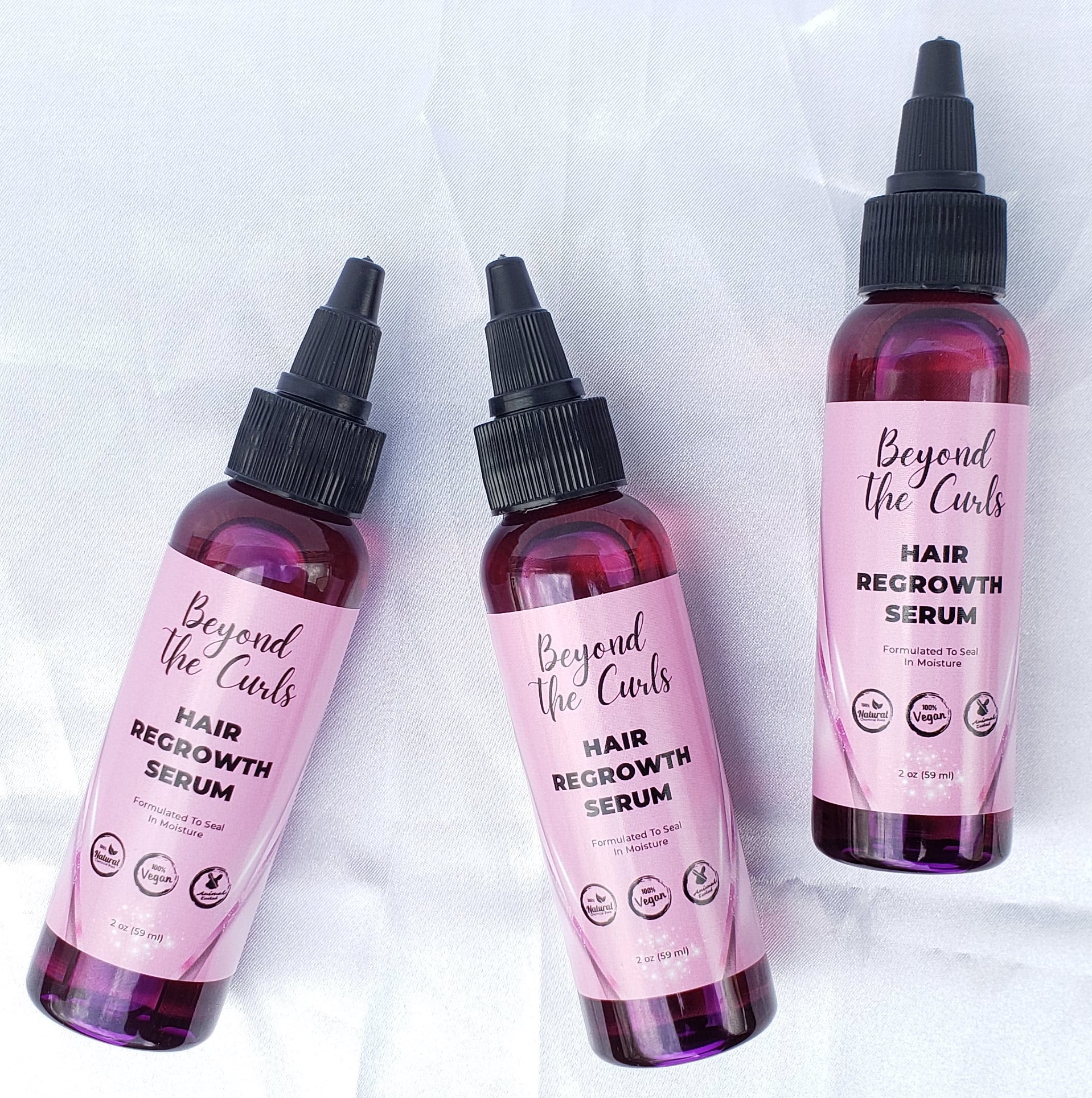 All Natural Vegan 30-in-1 Hair Regrowth Serum – Beyond The Curls